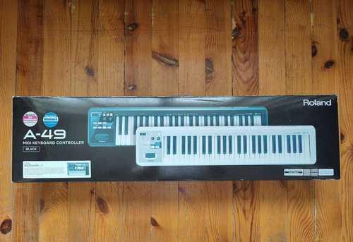 Midi клавиатура Roland A-49 BK черная