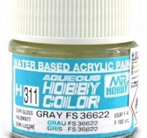 H311 Краска MrHobby Gray FS36622 Semigloss