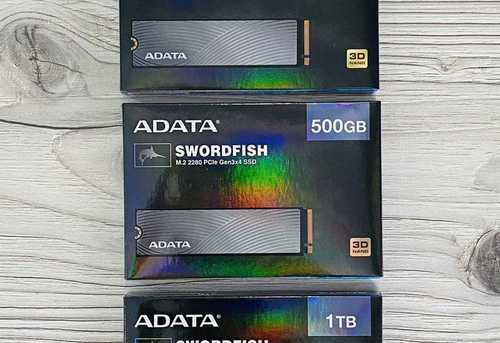 SSD Adata Swordfish 1Tb / 500Gb / 250Gb (новые)