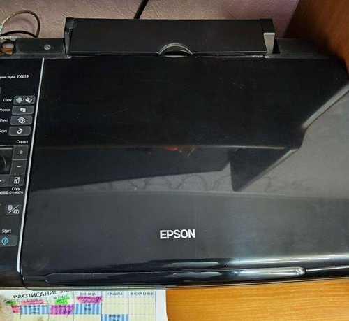 Мфу epson TX 219, принтер,сканер и копир