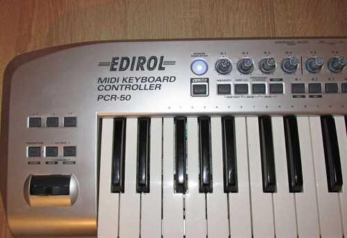 Миди клавиатура Edirol PCR-50, апгрейд, Windows 10