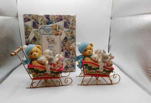 Мишки Cherished teddies из личной коллекции