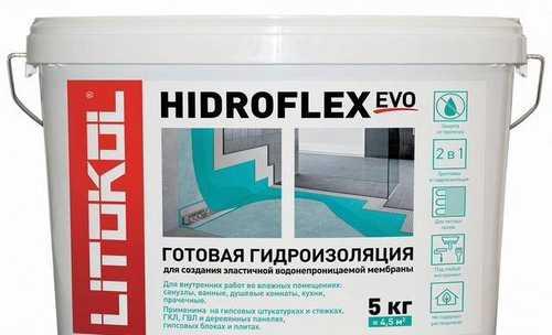Гидроизоляционный состав litokol hidroflex, 5 кг