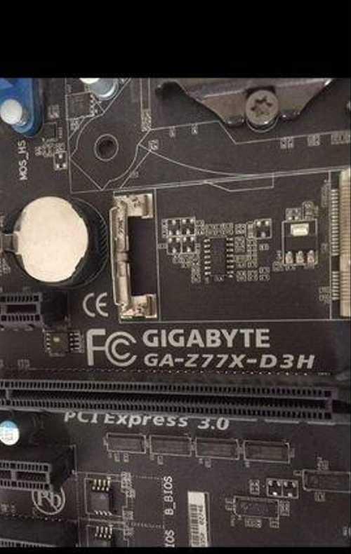 1155 сокет Gigabyte GA-Z77X-D3H PCI-Ex16*3 USB 3.0