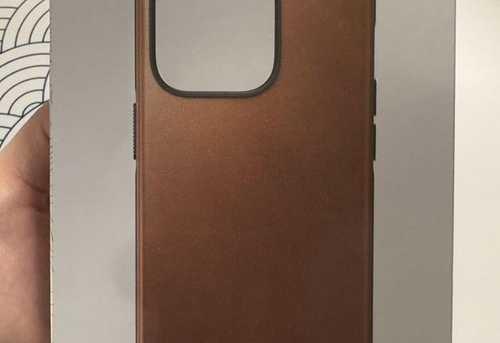 Чехол Nomad Modern Leather Case для iPhone 14 Pro