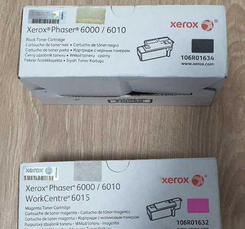 Картридж Xerox Phaser 6000/6010 с голубым тонером