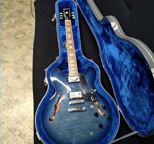 Epiphone Es-335 PRO Blue burst