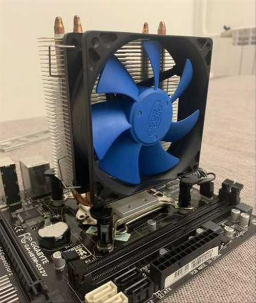 Gigabyte GA-H81M-DS2V + i3 4130 + DeepCool