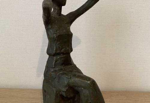 Статуэтка Девушка бронза скульптура СССР