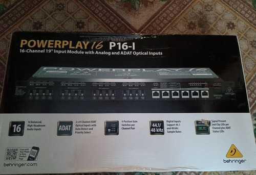 Модуль системы мониторинга Behringer P16-I