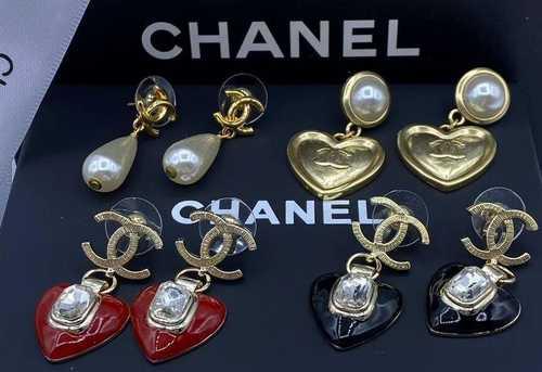 Chanel серьги пусеты