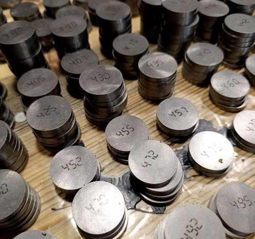 Регулировочные шайбы клапанов ваз