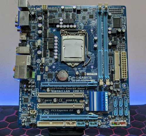 Материнская плата Gigabyte/LGA1156/GA-H55M-S2H/DDR