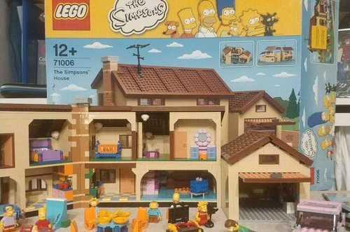 Lego simpsons домик симпсонов 71006