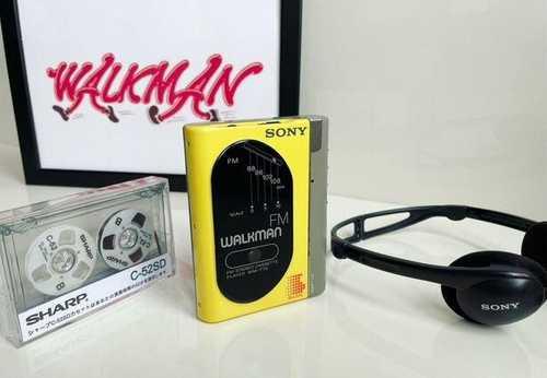 Sony Walkman WM-F70 yellow