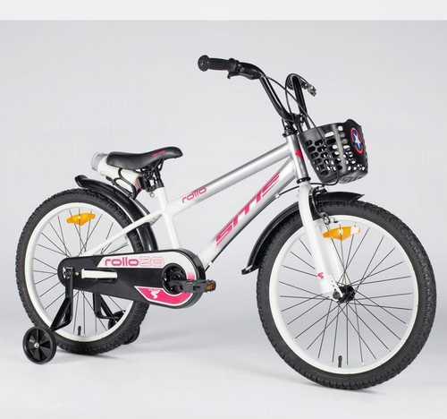 Велосипед sitis rollo 20" (2024) Grey-Pink