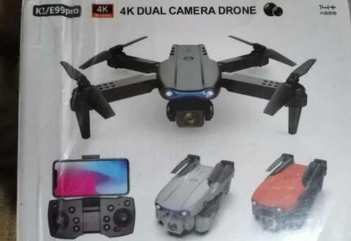 Квадрокоптер HD camera UAV E99 с 2 камерами 4K HD