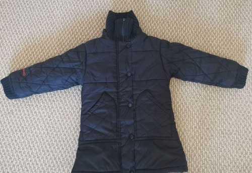 Пальто (длинная куртка) на девочку 4-6 лет