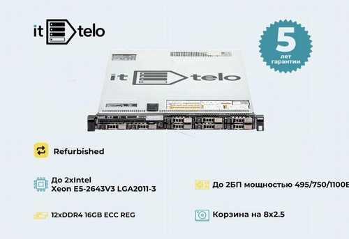 Сервер dell PowerEdge R630 на 10-30 пользователей