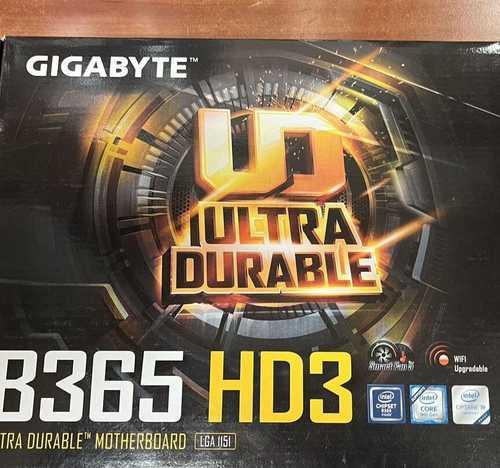 Материнская плата Gigabyte B365 HD3 LGA1151v2