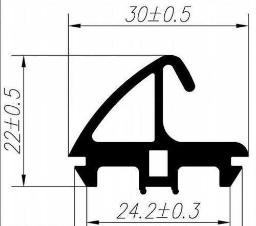 Уплотнитель для алюминиевых окон