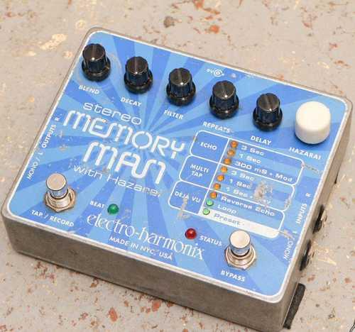 Electro Harmonix Stereo Memory Man with Hazarai