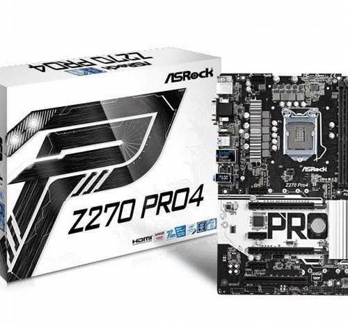 Плата Asrock LGA1151 Z270 Z270 PRO4 4x