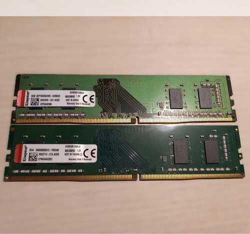 Оперативная память ddr4 Kingston valueram KVR26N19