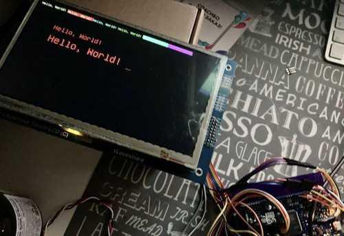 Сенсорный экран waveshare 7" для arduino, esp