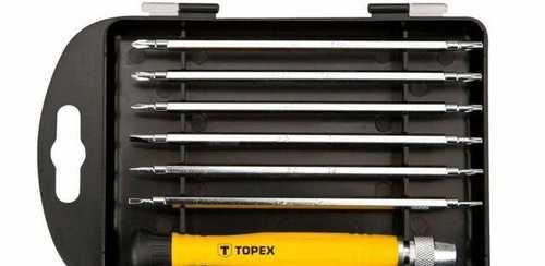 Отвертка с набором насадок Topex