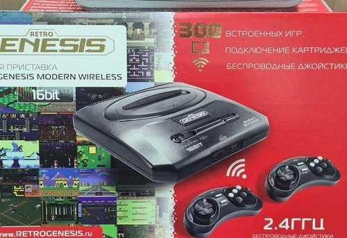 Sega Genesis 300 игр беспроводные джойстики