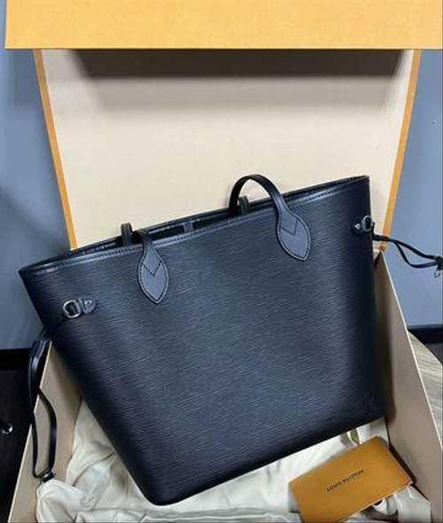 Сумка louis vuitton neverfull mm кожа epi оригинал