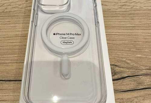 Чехол iPhone 14 pro max clear case magsafe