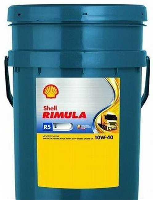 Shell Rimula r5e 10w40 20 литров