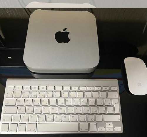 Mac mini 2014 год. SSD 256 Gb HDD 500 Gb