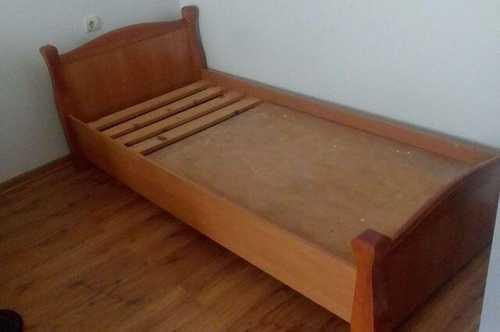 Кровать односпальная 90х200 бу