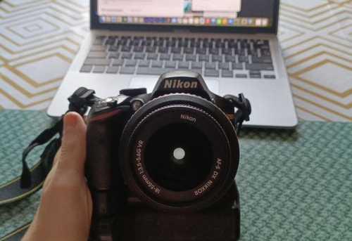 Фотоаппарат nikon d3200 kit + Гелиос 44-2 + ручка