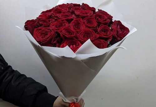 101 штук Розы букеты цветы