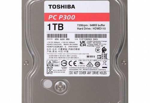 Жёсткий диск HDD 1 Tb SATA 6Gb/s Toshiba P300 hdwd