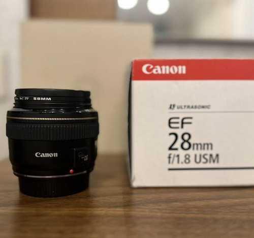 Объектив Canon EF 28mm f/1.8 USM