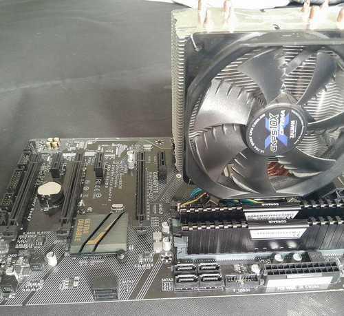 Комплект i5 7400, плата z270, кулер, DDR4 16gb