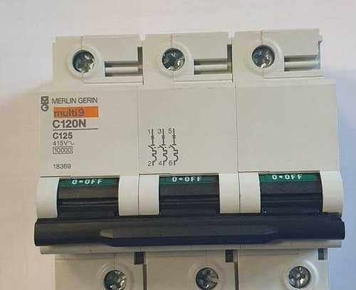 Автоматический выключатель C120N 125А