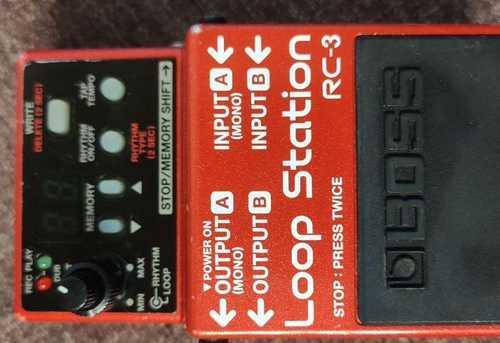 Boss RC-3 стерео лупер