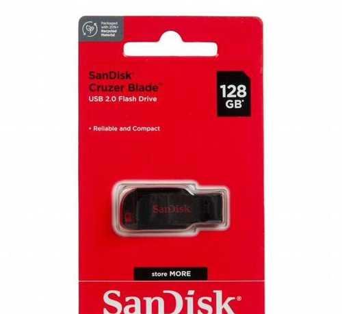Флешка 128GB SanDisk Cruzer Blade (sdcz50-128G-B35