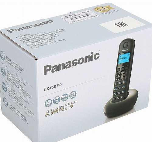 Телефон беспроводной (dect) Panasonic KX-TGB210RUB