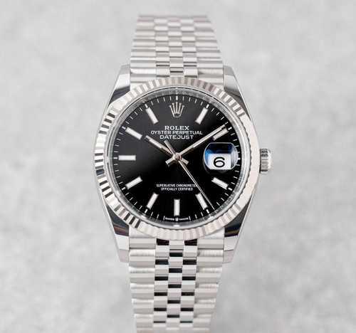 Часы Rolex datejust black оригинал VS