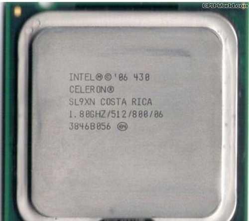 Процессор Intel Celeron 430, SL9XN