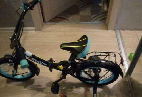 Детский трехколесный велосипед складной