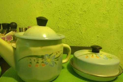 Заварник, маслёнка, лопатки, подставка