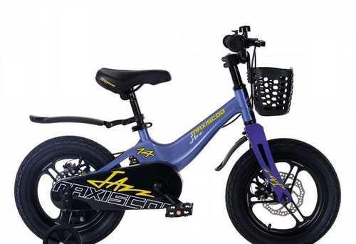 Велосипед детский Maxiscoo jazz Pro 14'' Синий кар